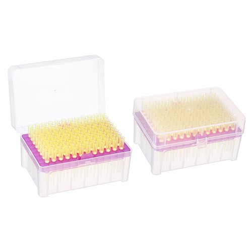 100ul PE Filtering Pipette Tips, 2 Sets 96 Tips/Rack(Purple), Yellow | eBay
