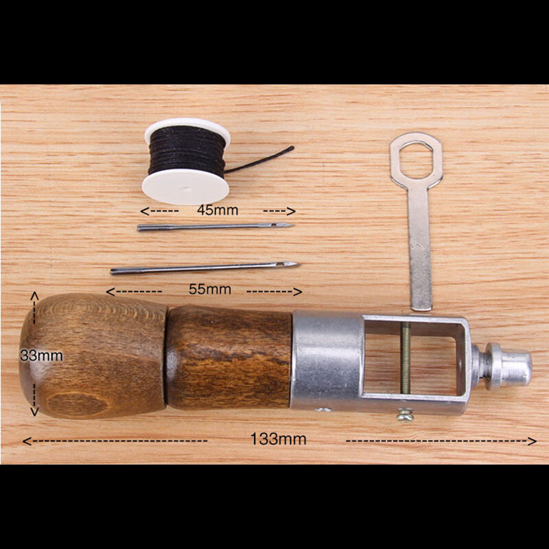Leather craft Hand Stitching Machine Suture Device Needle Sewing Tools ...