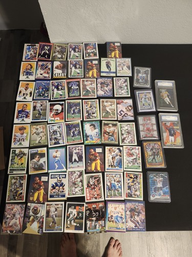 Actual Cards In Lot All Football Card Lot Graded And Loose | eBay