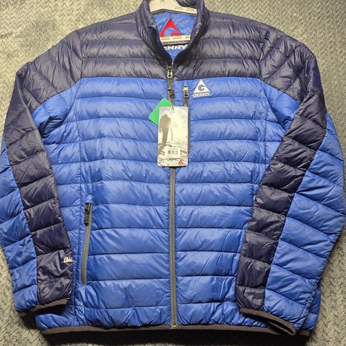 Gerry Down Puffer Jacket Men’s XL Blue Navy 650 Fill Power Packable ...