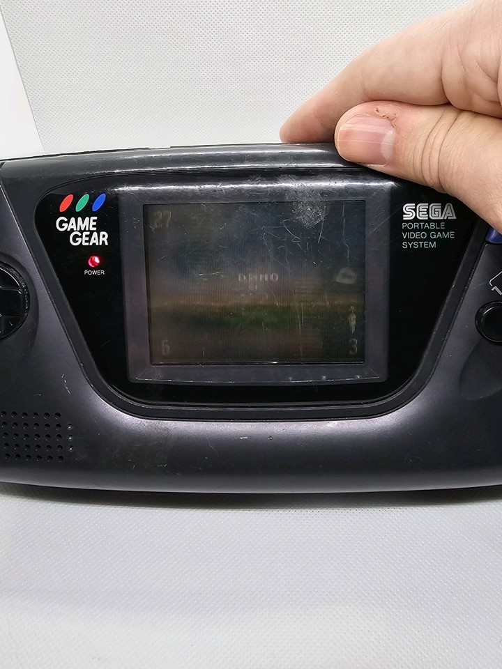 Sega Game Gear Handheld Console - Black TESTED AND WORKING. | eBay