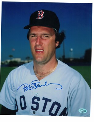 Bob Stanley Boston Red Sox Signed 8x10 Baseball Topps Photo W/Our COA ...