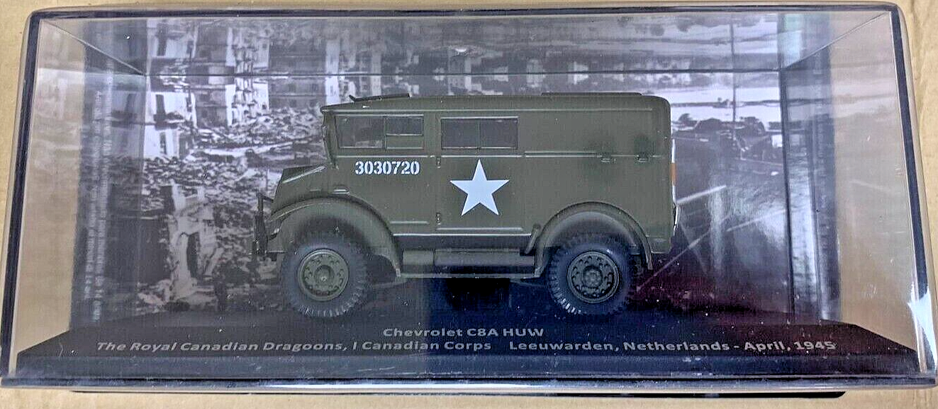 Chevrolet C8A HUW Royal Canadian 1/43 New in box diecast model army ...