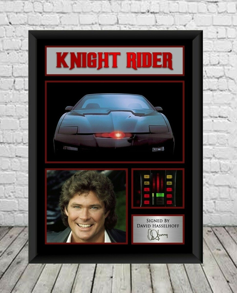 David Hasselhoff Knight Rider Poster Card Knight Rider #4 Spiral