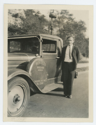 1930 P. RETZ & VINTAGE CAR SCHULTZ MACHINE WORKS, OMAHA, NEB, PHOTO | eBay