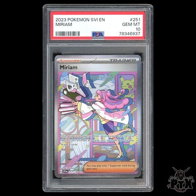 Miriam #251 PSA 10 Scarlet & Violet Base Pokemon 2023 | eBay