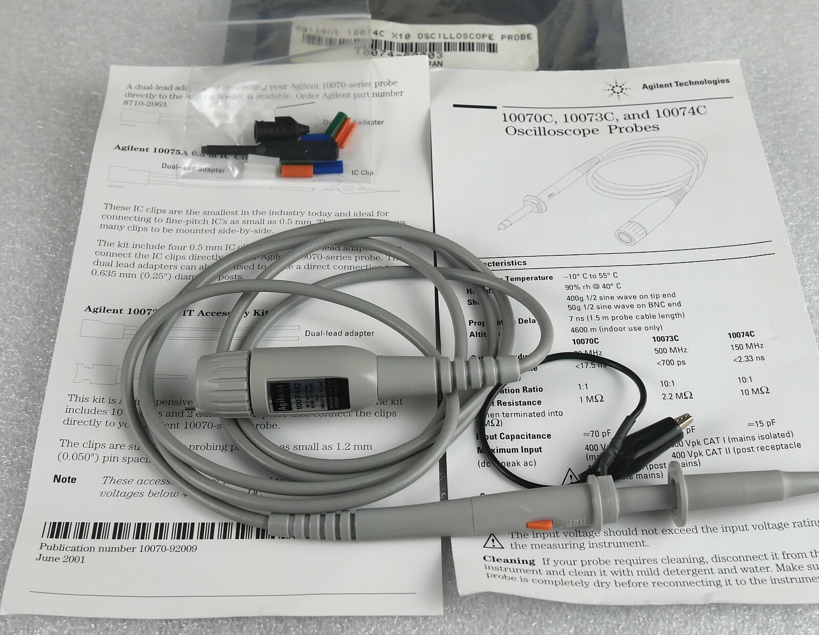Agilent HP Oscilloscope Probe 10074C 150mhz for sale online | eBay