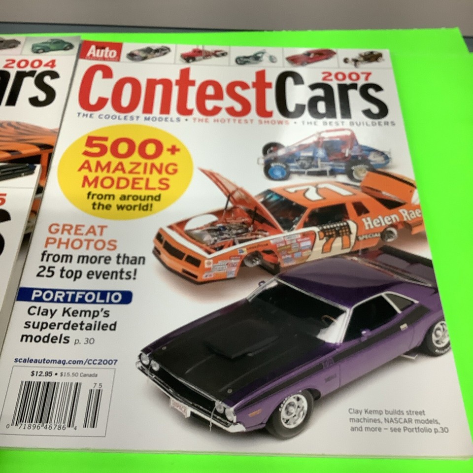 Scale Auto Contest Annual Lot 2001-2010 Complete Model Car Shows | eBay
