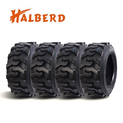 4 SKS Tires 10-16.5 Skid Steer Loader Tires 10PR Heavy Duty Industrial ...