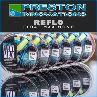 PRESTON INNOVATIONS REFLO FLOAT MAX MONOFILAMENT | NEW - ALL SIZES | eBay