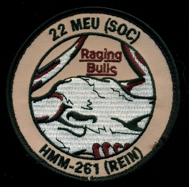 USMC HMM-261 (REIN) 22 MEU (SOC) Patch CIRCLE | eBay