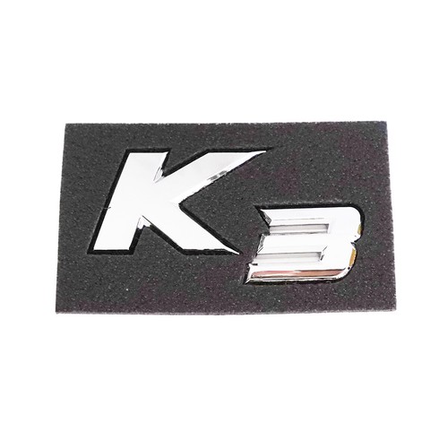 1x Rear Trunk Logo K3 K 3 Emblem 13-18 Badge Letter OEM Chrome ...
