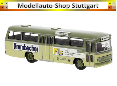 Brekina 52151 Mercedes O 302-11 Rstn - Line 23 Win With Krombacher ...