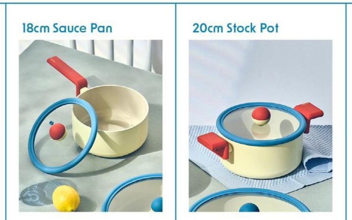 Neoflam IH Induction Pot Set Marriage Preparation Cute Pretty Cook Ware ...