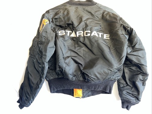 Rare Vintage 1993 Stargate Film Cast and Crew Alpha Industries Bomber ...