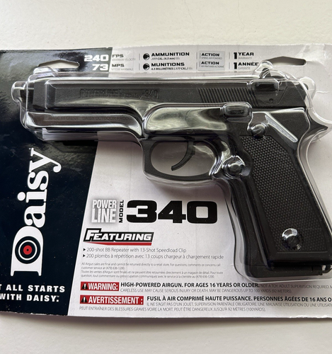 Daisy Model 340 Powerline Spring Air .177 Caliber 200 Shot BB Air ...