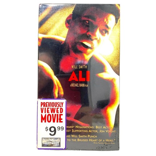 ALI the Movie Staring Will Smith and Jon Voight VHS 2002 Rated R Pre ...