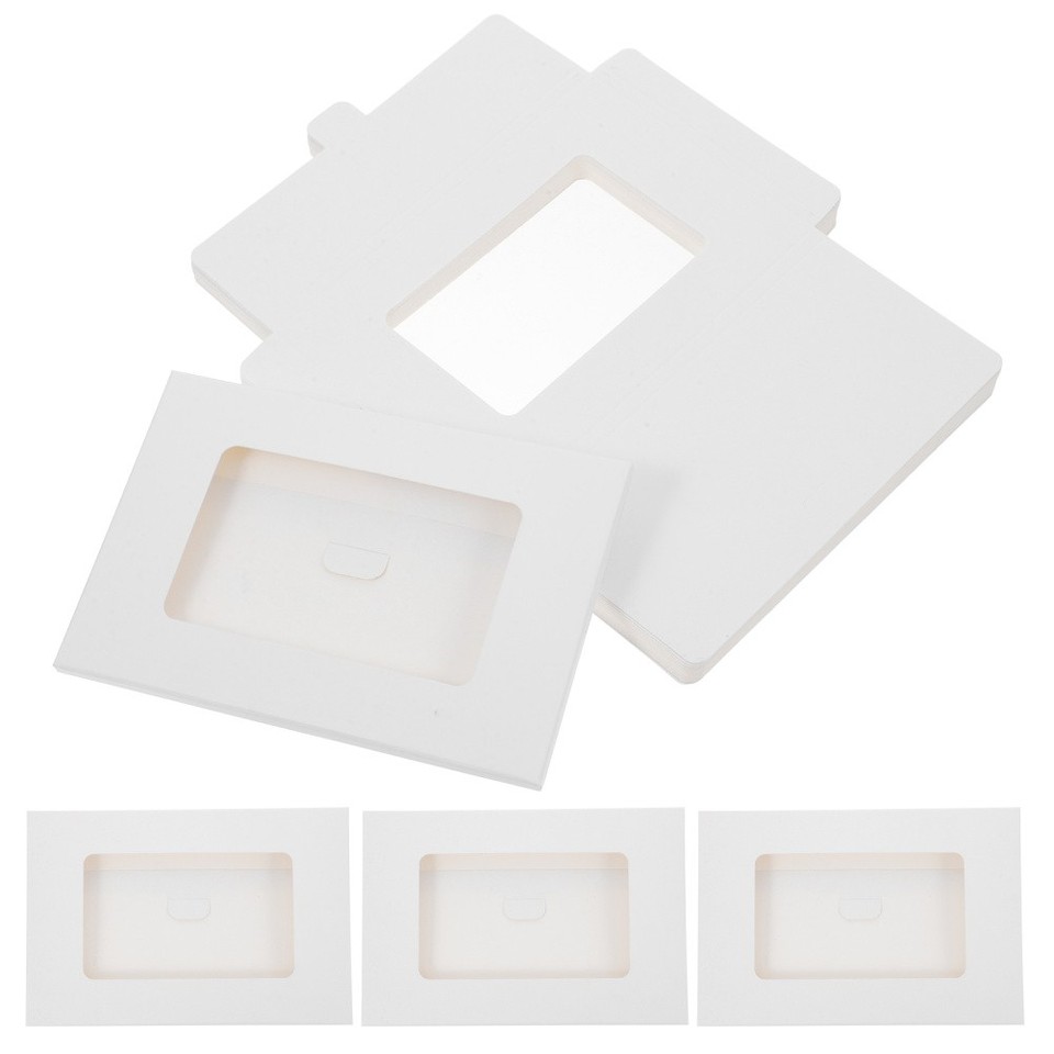 30pcs Full Face Window Frames DIY Frames Blank Cardboard Frames Paper ...