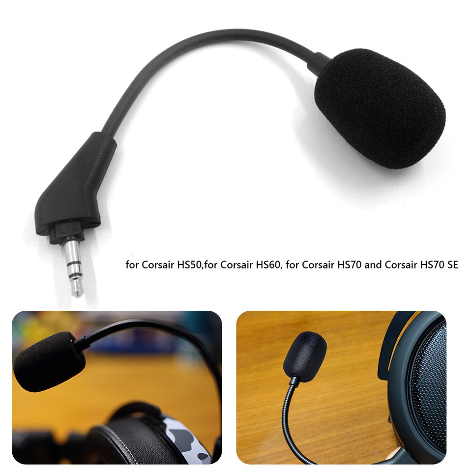 Replacement Game Microphone for Corsair HS50/HS60/HS70/HS70 SE Gaming ...