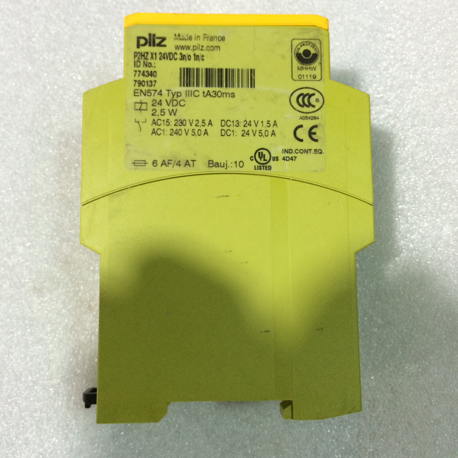 1Pc Used PILZ 774340 P2HZ-X1-24VDC-3n/o-1n/c SAFETY RELAY,90 Days ...