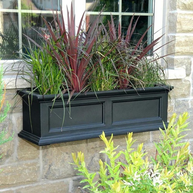Mayne Fairfield 5822B 36 inch Window Box Planter - Black for sale ...