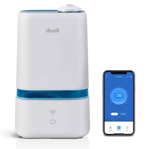 LEVOIT 1 Gal. Smart Ultra-Sonic Cool Mist Tabletop Humidifier and ...