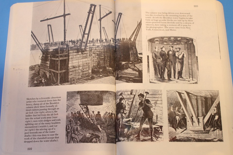 Great Bridge by David McCullough New York Brooklyn Bridge Engineering ...