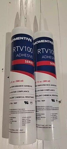 2 PACK ~ Momentive RTV100 High Performance Adhesive - 10.1 fl oz (300 ...