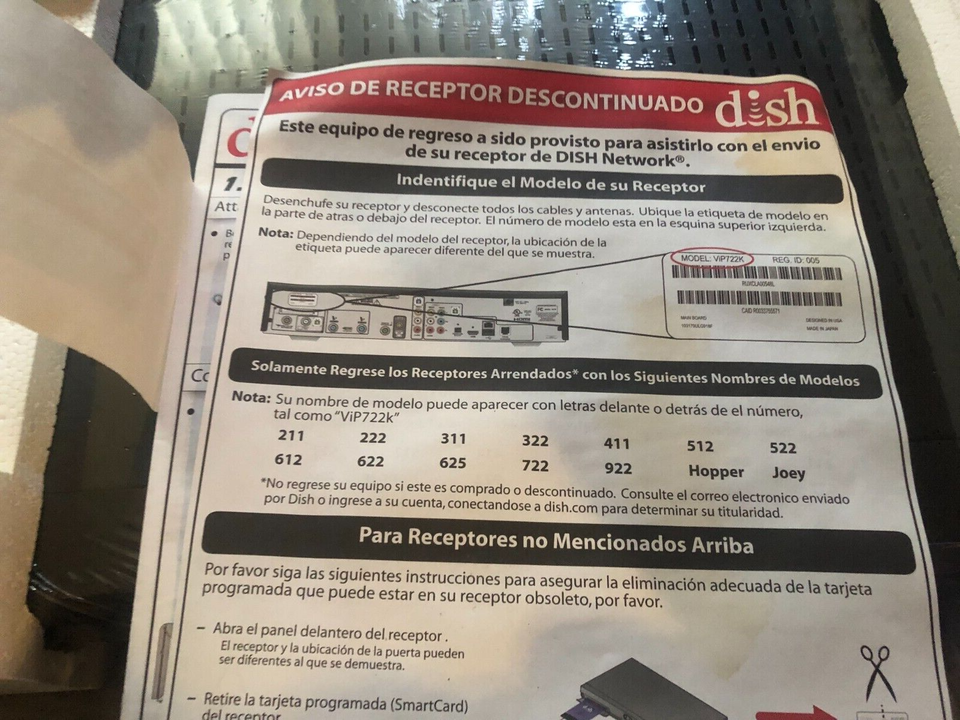 Dish Network Satellite Model Dish 311 Receiver - Sealed In The Original ...