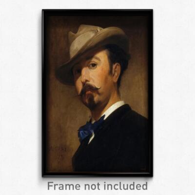 Antoni Caba - Portrait of the Painter Joaquim Vayreda Print 11x17 Art ...