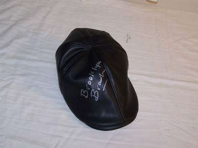 A25 Brooklyn Brawler signed New York Style Leather Cap w/COA WWE | eBay