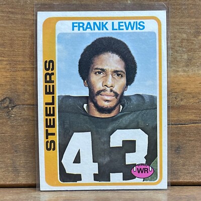1978 Topps Football Card #431 Frank Lewis Pittsburgh Steelers | eBay