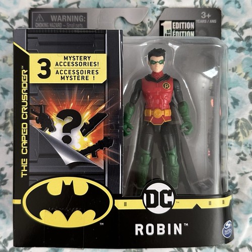 DC Batman Caped Crusader Robin (2020) Spin Master 4-Inch Figure - (1st ...