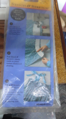 Stitchrite Stitch & stretch elastic pleating tape NEW | eBay
