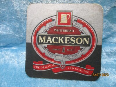 Whitbread Mackeson Beer Coaster | eBay