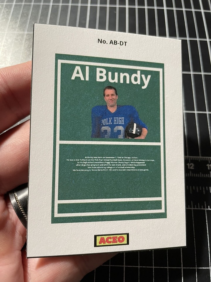 Al Bundy Custom Refractor Card Holo Trading Card | eBay
