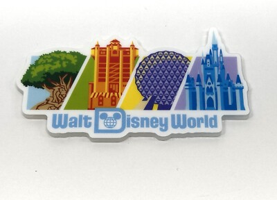 2025 Disney Parks Walt Disney World 4 Parks Refrigerator Magnet | eBay