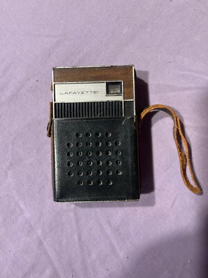 Lafayette 10 Transistor Handheld AM Radio w/ case - Needs repair ...