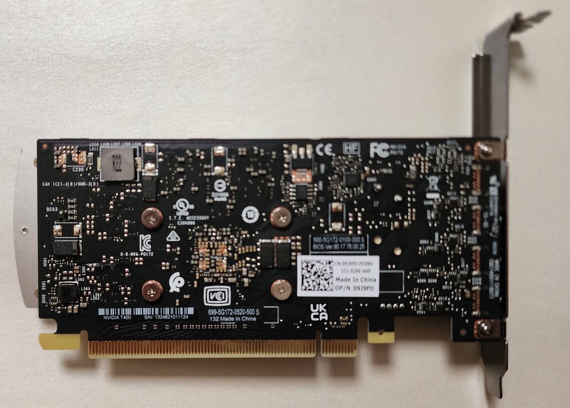 Dell+Nvidia+Quadro+T400+2GB+GDDR6+Video+Card+Full+Height+09J9FD for ...