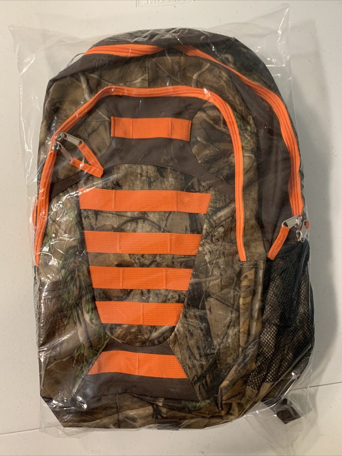 New Set Of 2 Talon Outdoors Camo/Orange Deep Woods Daypack Backpack ...