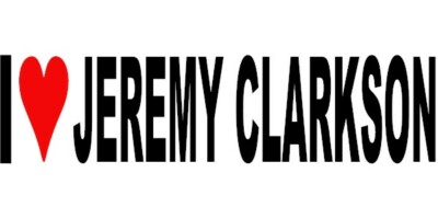 I Love Jeremy Clarkson Vinyl Decal Sticker for Car/Window/Wall | eBay UK