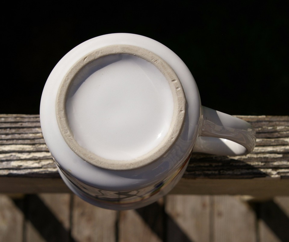 80's Ozzie Rainbow Coffee Mug Caffein Coffee ... Quick!!! W. Berrie ...