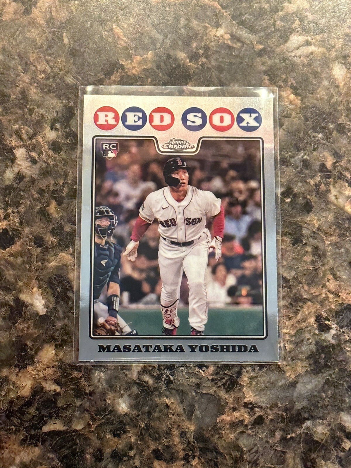 Masataka Yoshida 2023 Topps Chrome x Lids Mitchell & Ness 2008 Style 08 ...