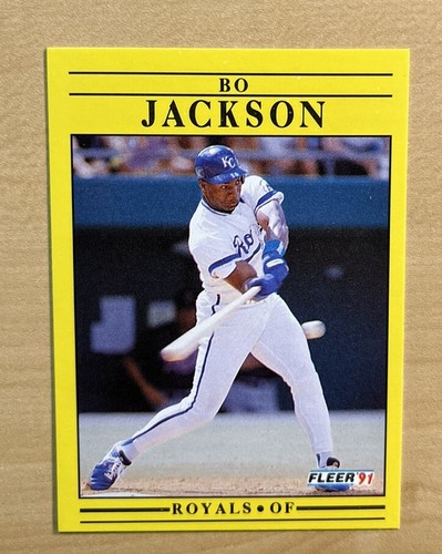Bo Jackson 1991 Fleer Baseball Card #561 | eBay