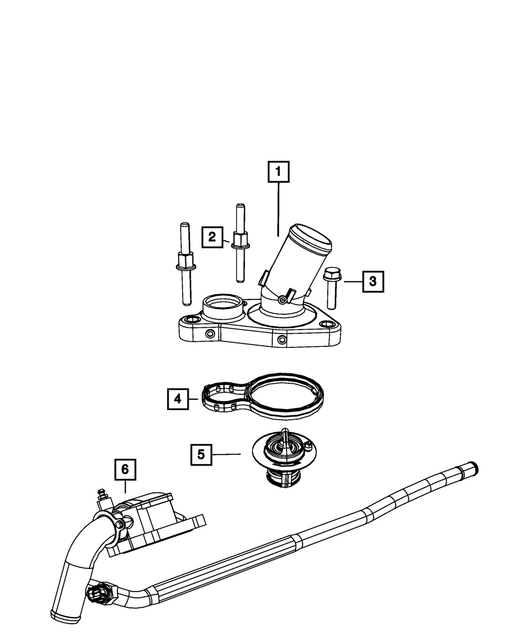 Engine Water Pump Housing Mopar 5017183AB for sale online | eBay
