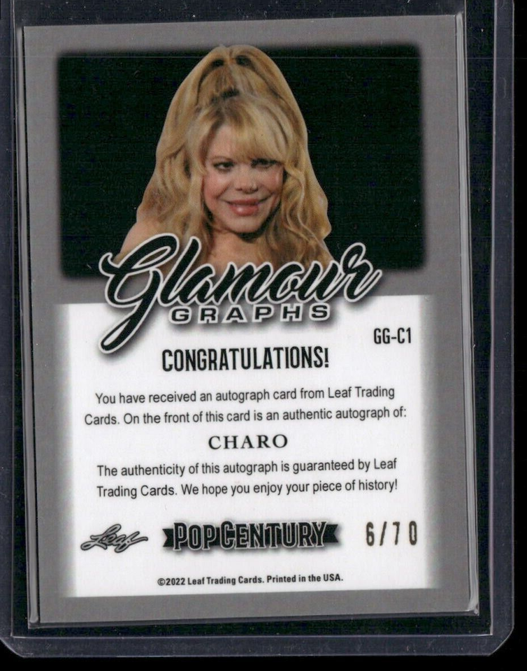2022 Leaf Metal Pop Century Charo Autograph Glamour Auto #erd /70 | eBay