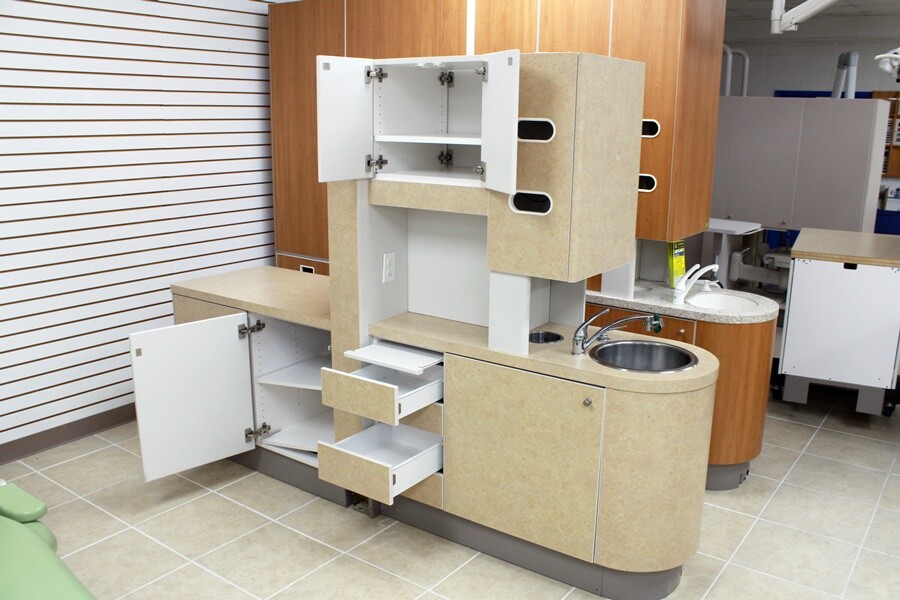 ADEC 5543 Dental Center Island Cabinet w/ Sink | eBay