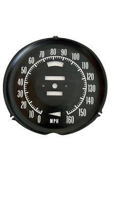 Chevy Corvette speedometer Face Plate 0-160mph | eBay