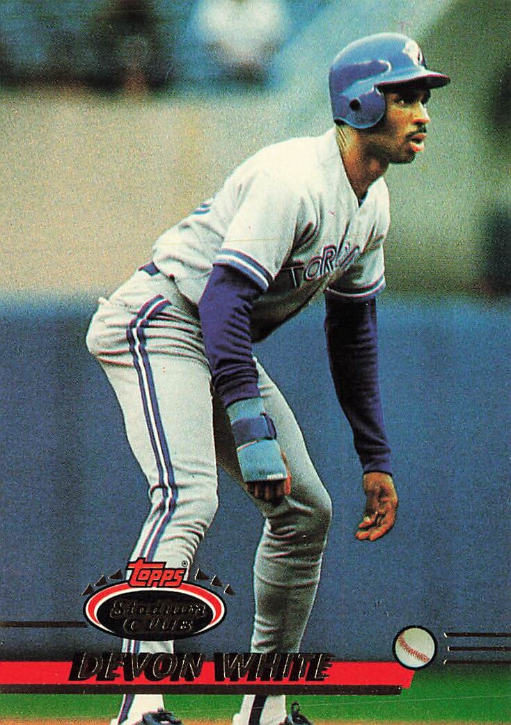 1993 Stadium Club #485 Devon White Toronto Blue Jays | eBay