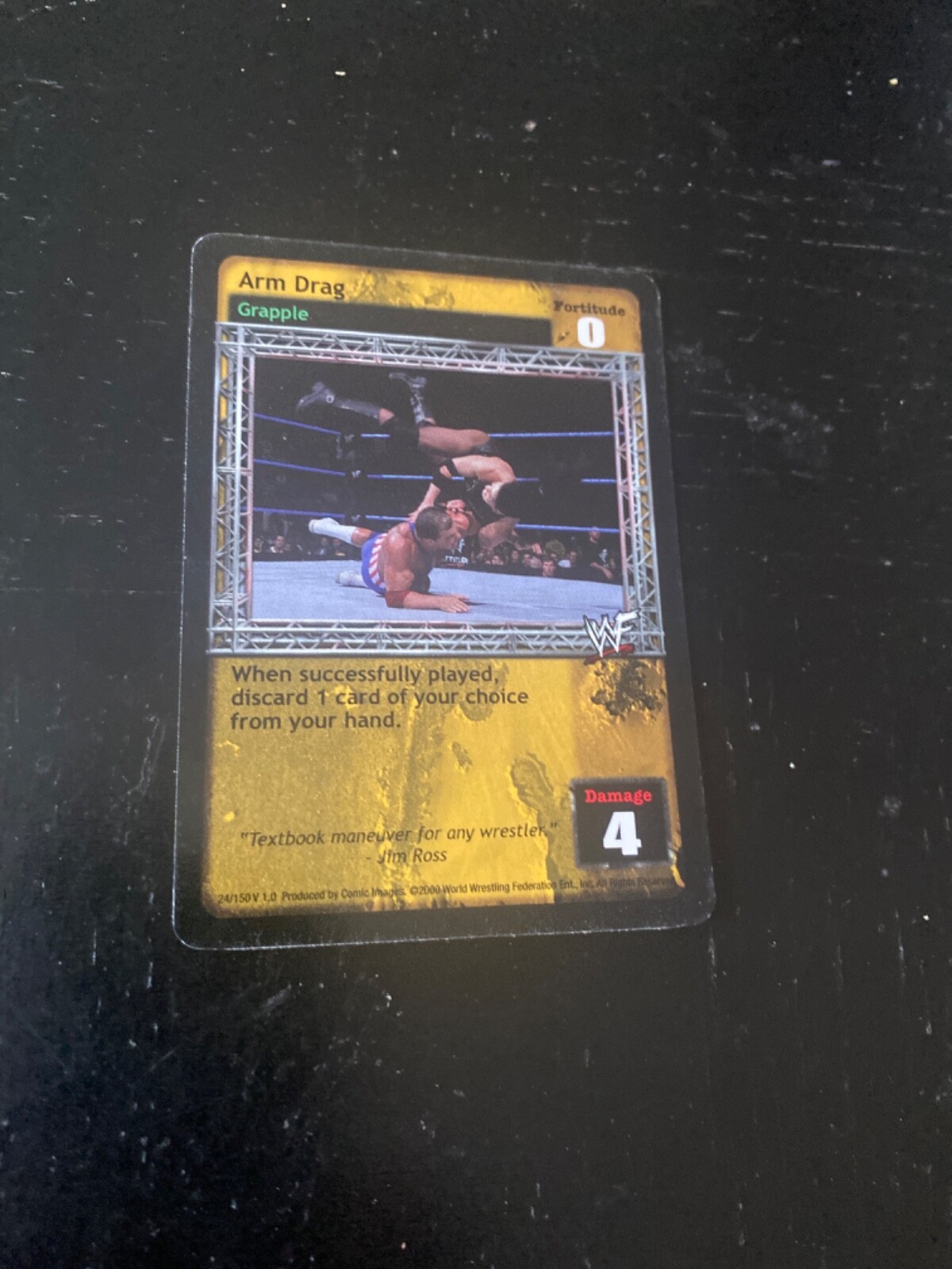 Arm Drag WWE Raw Deal card FREE SHIPPING Chyna Kurt Angle picture | eBay